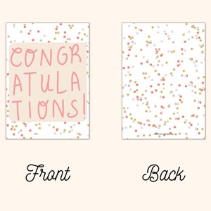 Congratulations Card Printable | PDF Instant Download | Celebratory ...