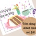 Printable Cake Slice Birthday Card PDF Digital Download Brithday Cards ...