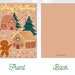 Printable Gingerbread Christmas Card PDF Digital Download Fun Christmas ...
