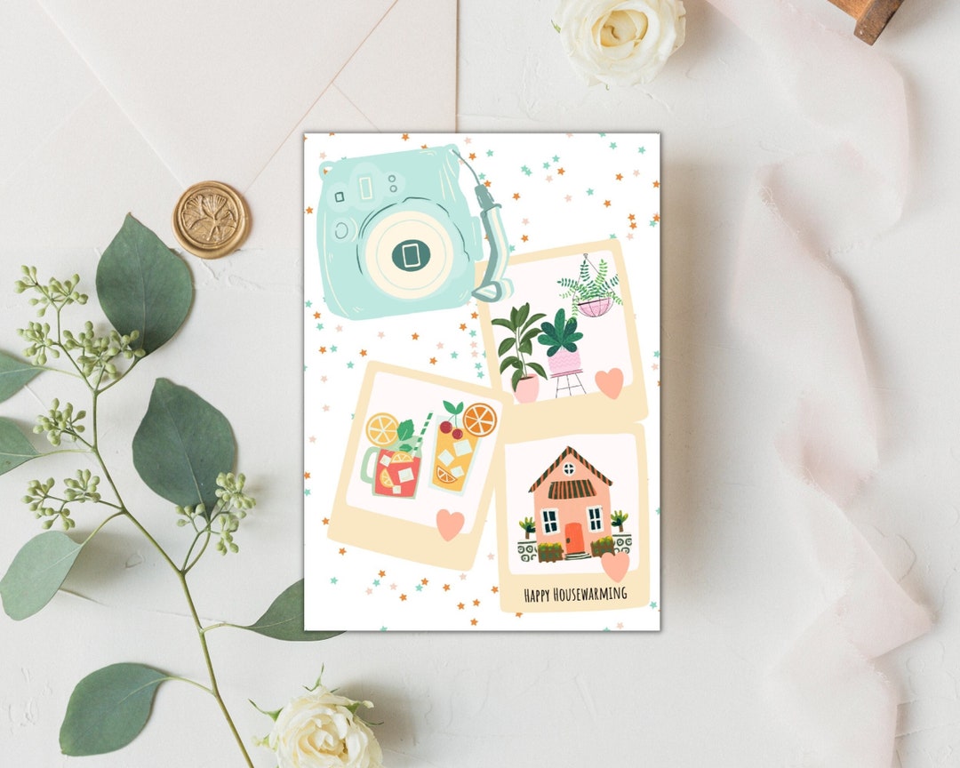 Polaroid Housewarming Card Printable PDF Instant Download New Home ...