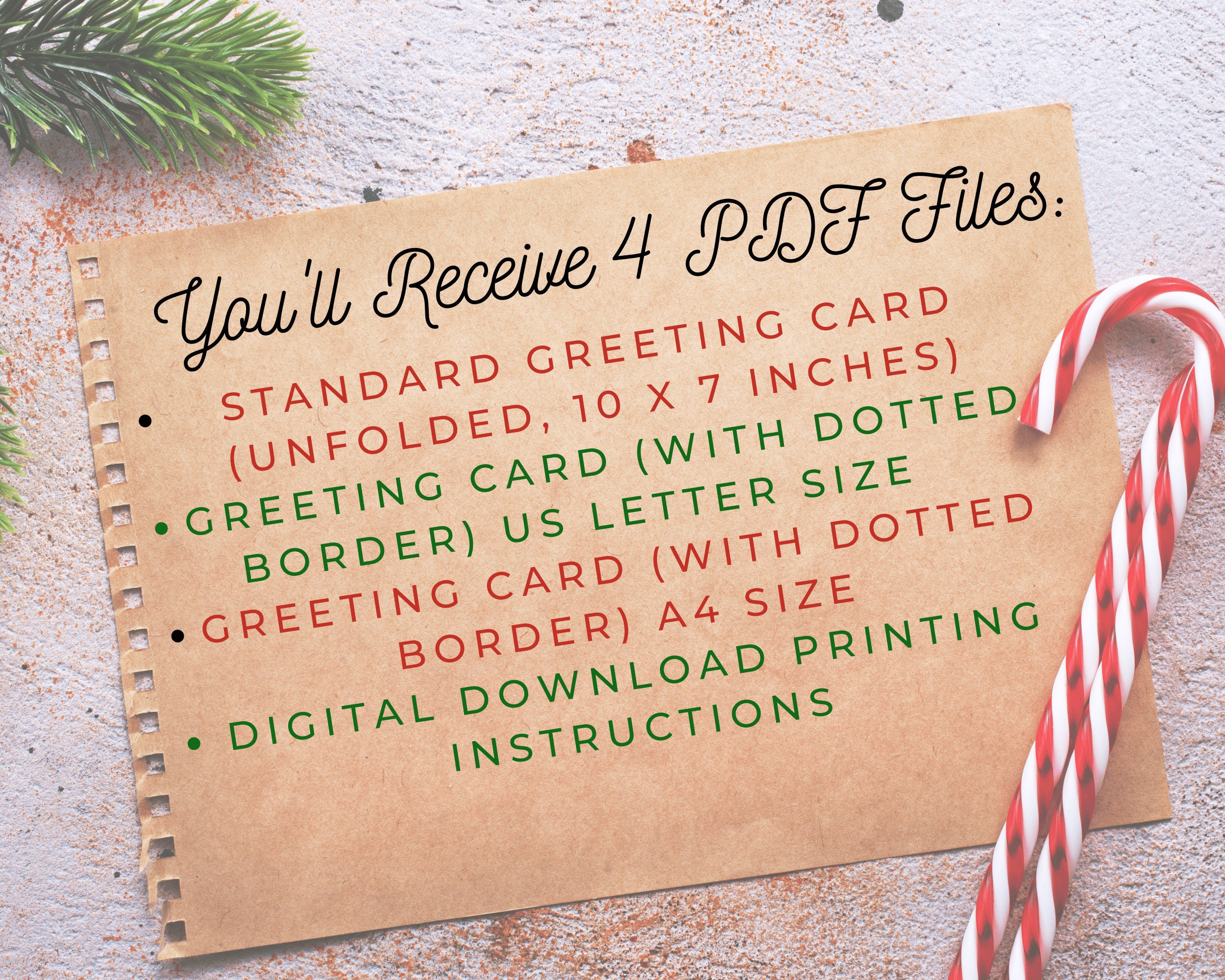 Printable Santa Snow Globe Christmas Card | Feliz Natal (PDF Digital ...