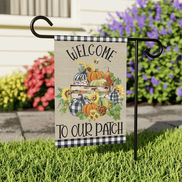 Fall Garden Flag - Etsy