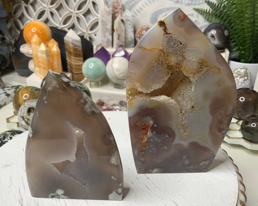 Black Flower Agate Freeforms Dark Flower Agate Freeforms - Etsy