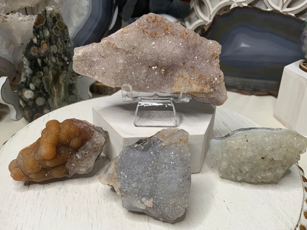 Druzy Agua Nueva Agate Raw Specimens - Etsy
