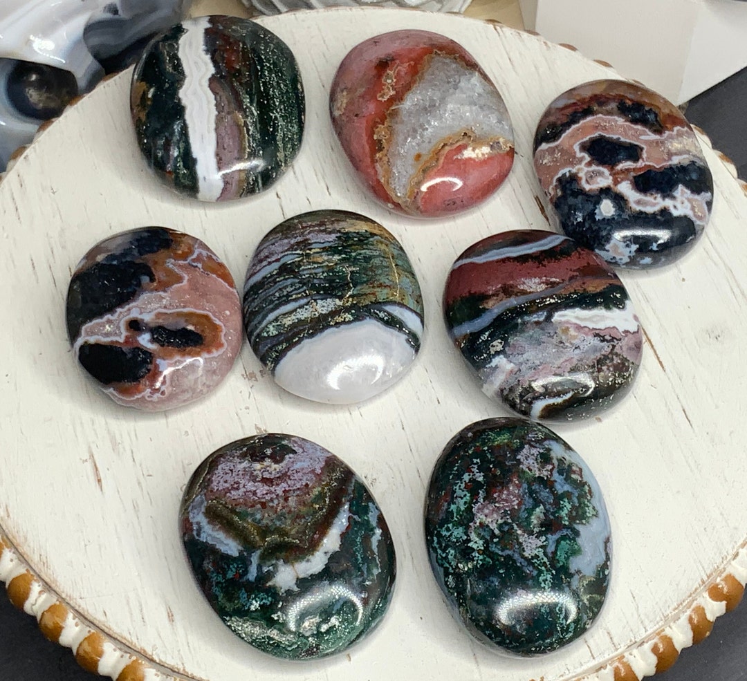 Bloodstone X Agate Palmstones Bloodstone X Agate Palmstones Fancy ...