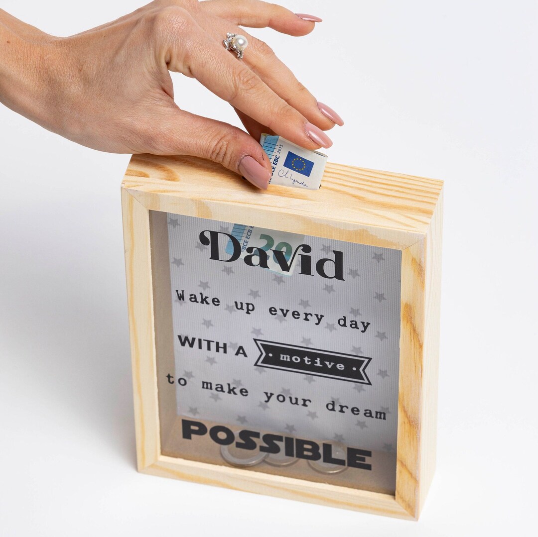 Personalized Money Box - Etsy