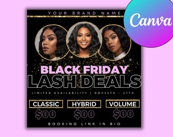 Pink Friday Flyer - Etsy