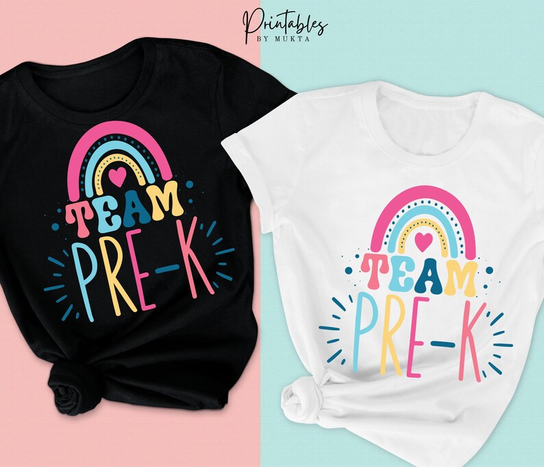Team Pre-k Svg Png Eps Dxf Cut File Back to School Svg - Etsy