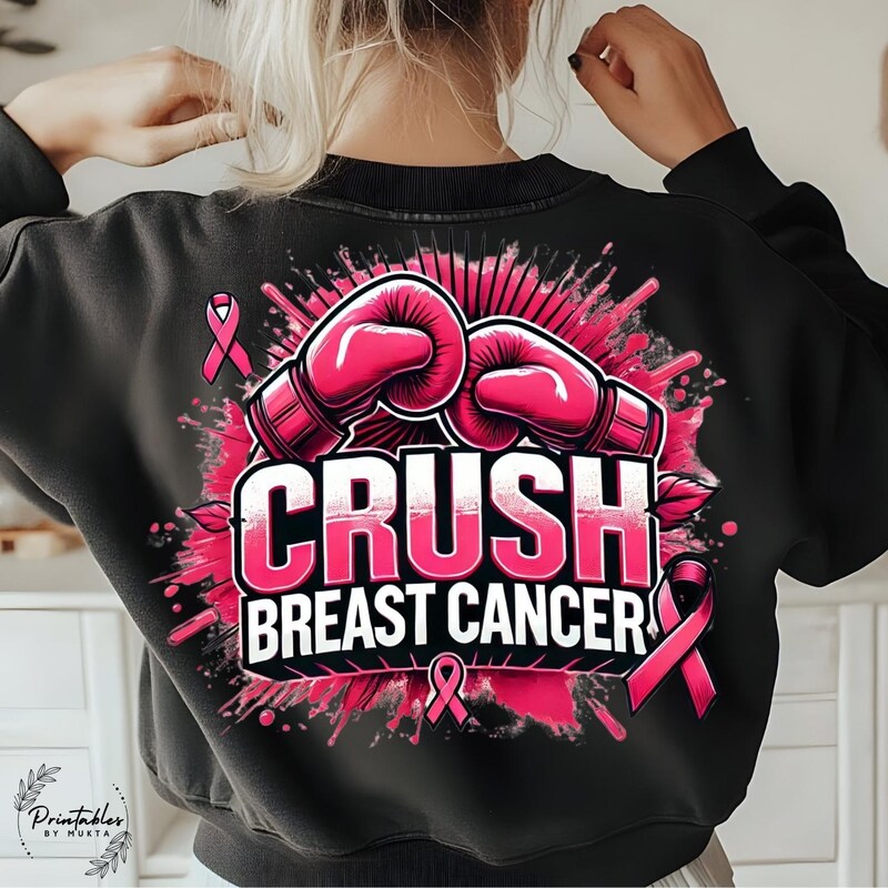 Crush Cancer Svg - Etsy