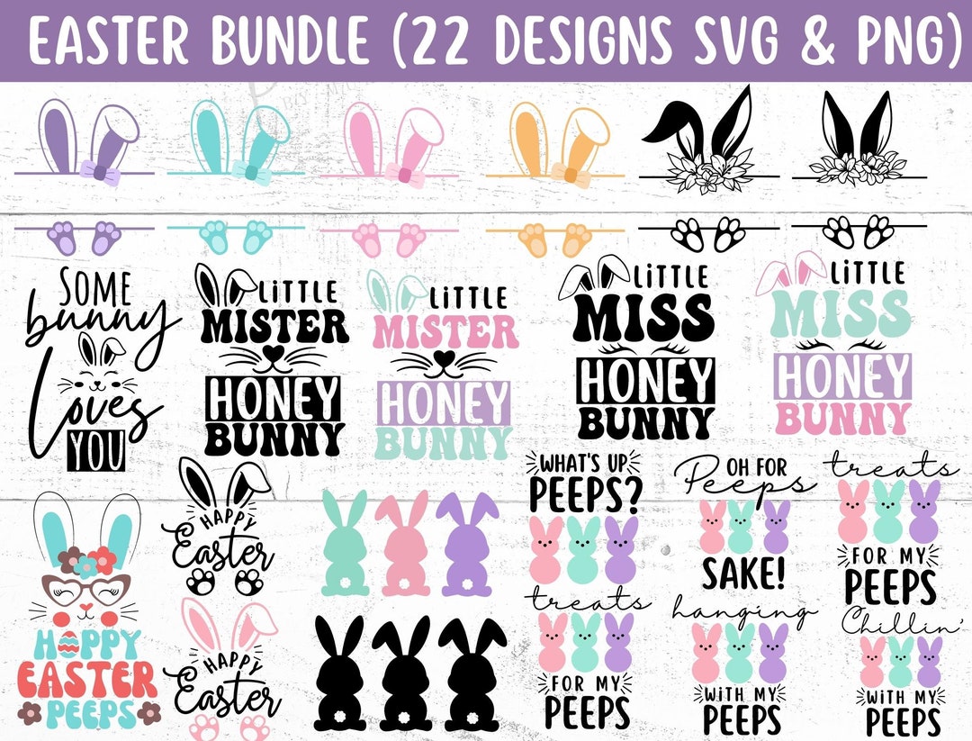 Osterhase SVG-Bundle, Hase Name svg, Hase junge svg, Hase Mädchen svg ...