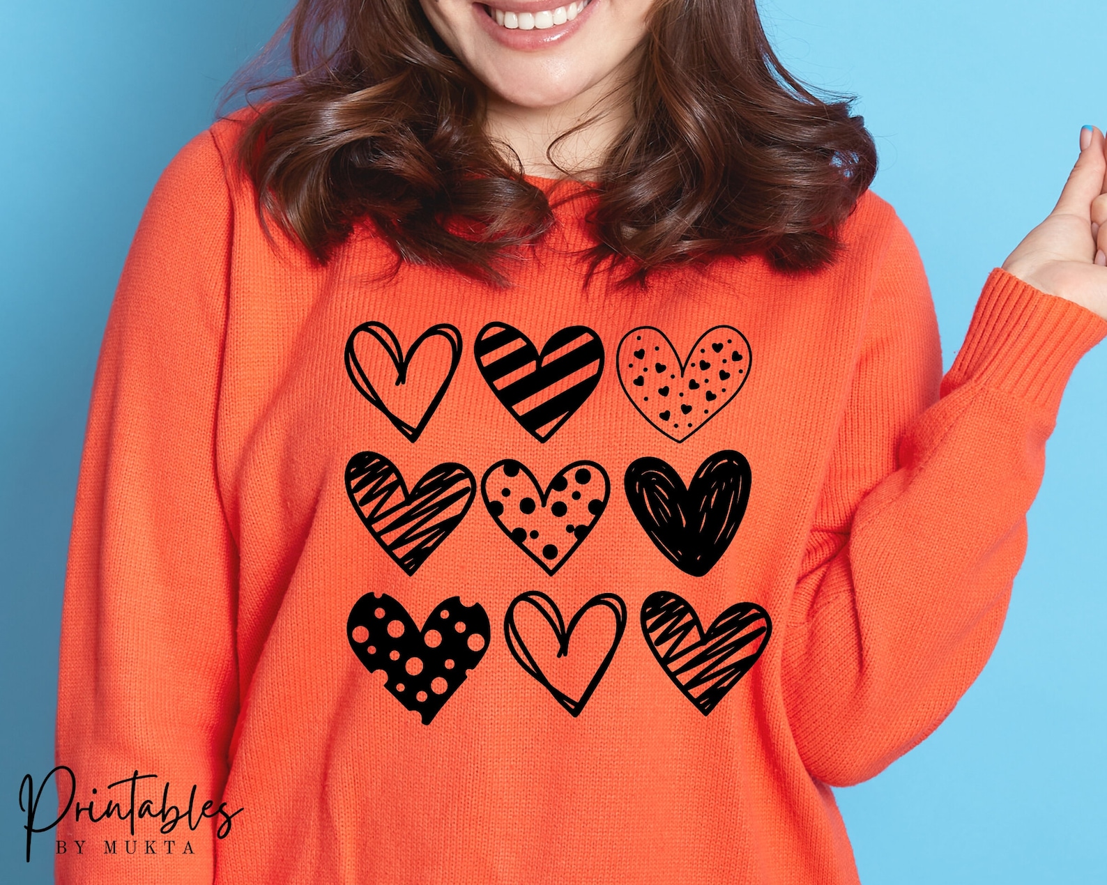 Nine Hearts Svg/ Valentines Svg/ Heart Svg Candy Heart Svg/valentine's ...