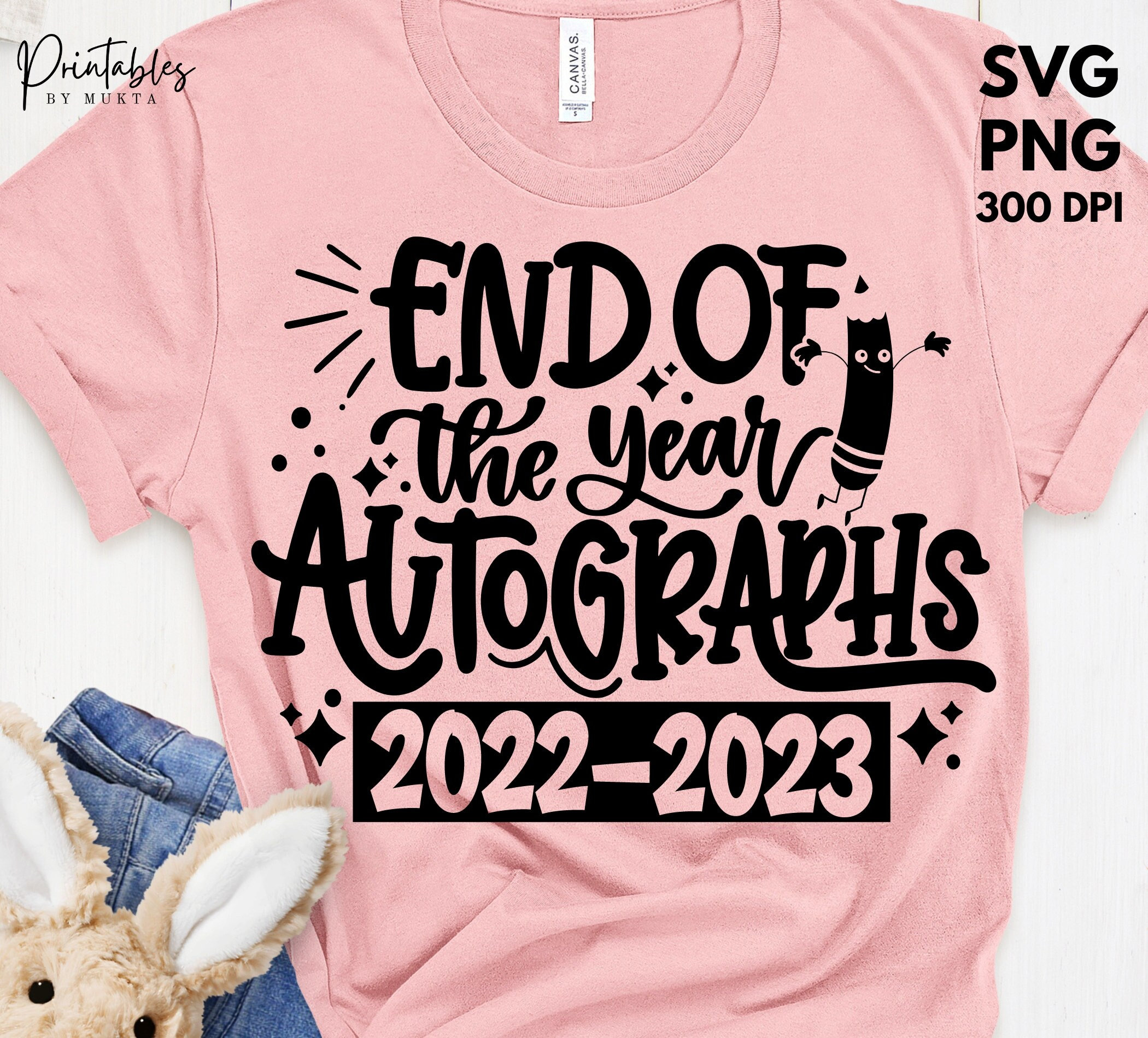 End of the Year Autographs, Last Day Autographs SVG, Last Day of School ...