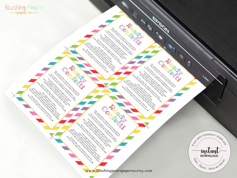 Ready Confetti, Back to School, First Day of School, Back to School ...