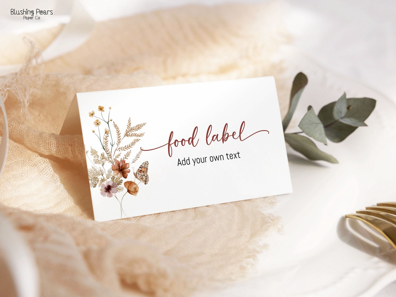Wildflower Birthday Food Label, Wildflower is Turning One Food Label ...