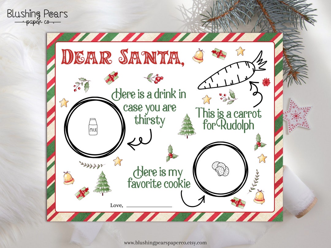 Dear Santa Tray, Santa Cookies and Milk Tray, Snakes for Santa ...
