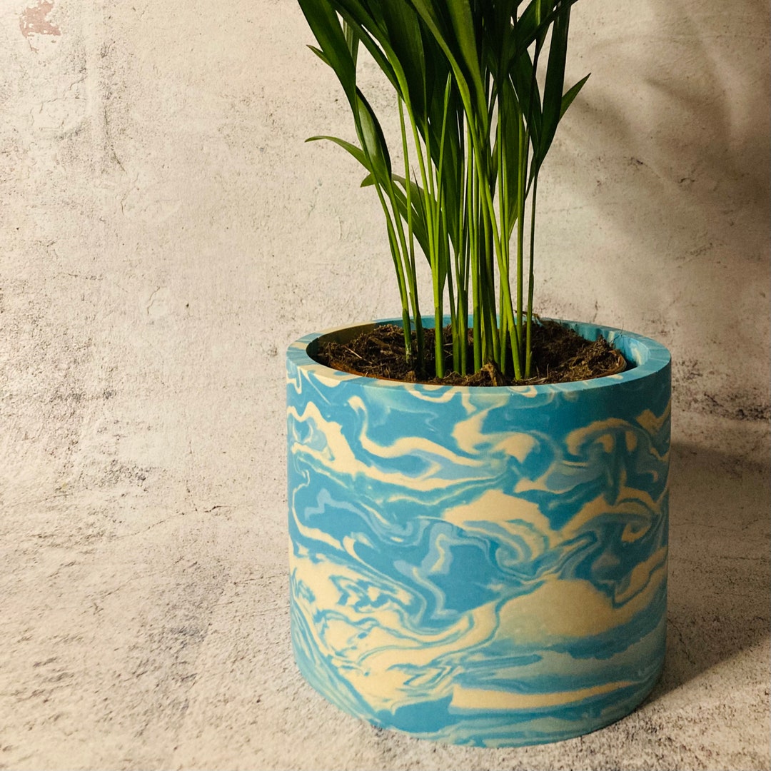 Indoor Plant Pot | Jesmonite Ceramic Handmade Planter | Plant Lovers ...