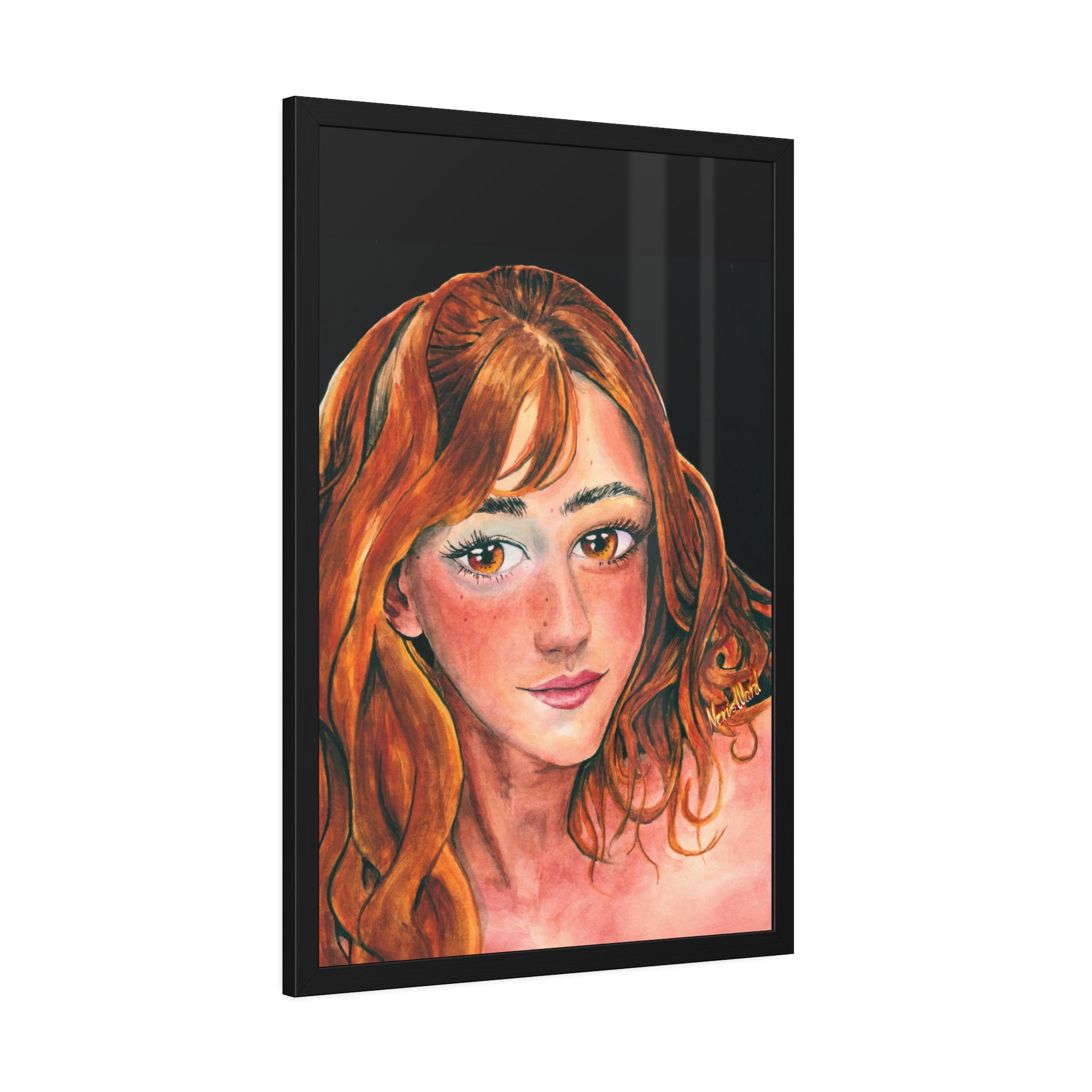 Watercolor of Emma Watson Inspiring Future Generations With Her ...