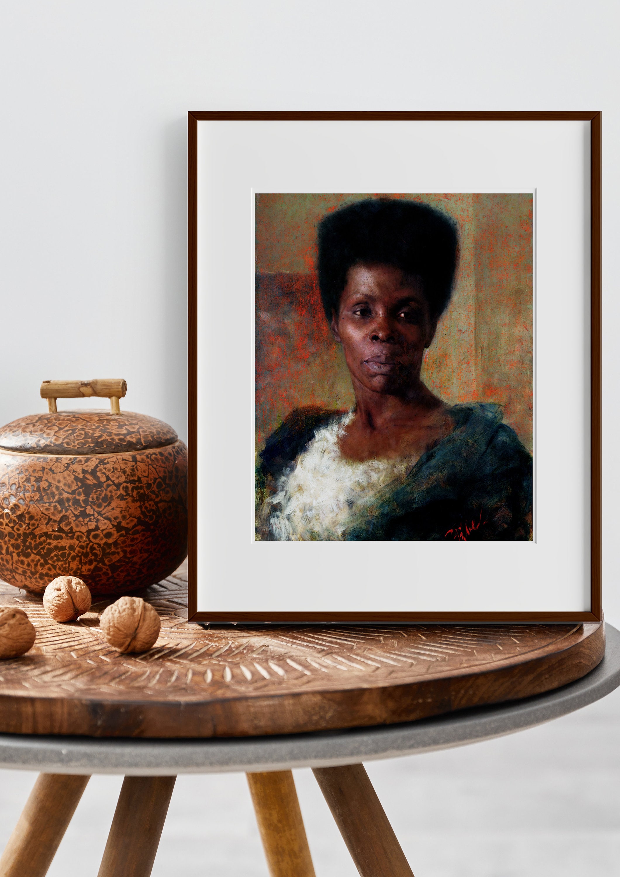 Zamorka Wall Art, Black Woman Art, Fine Art Prints, Oil Painting Print ...