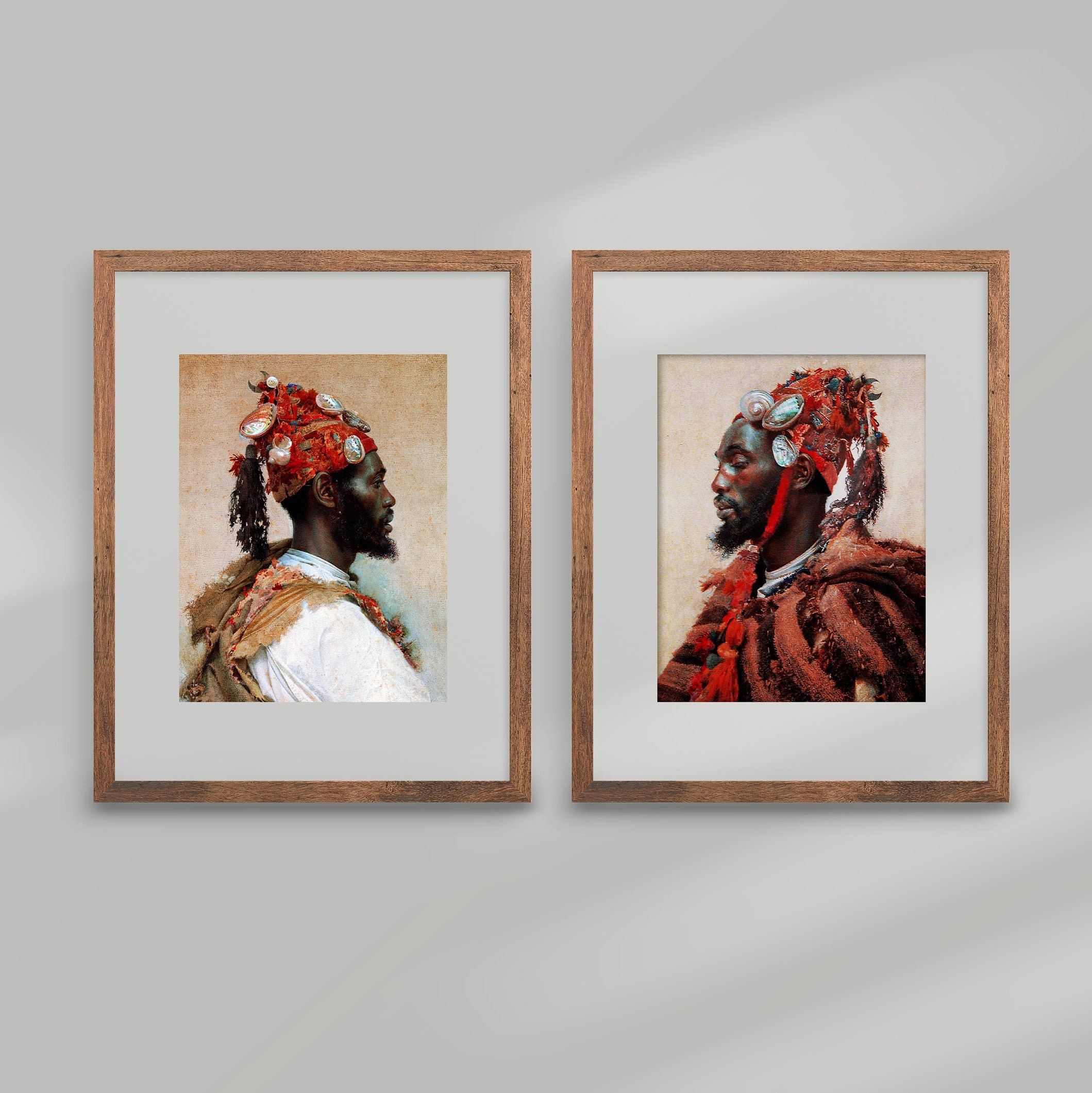 Parache, Black Man Art, Fine Art Prints, Oil Painting Print, Vintage ...