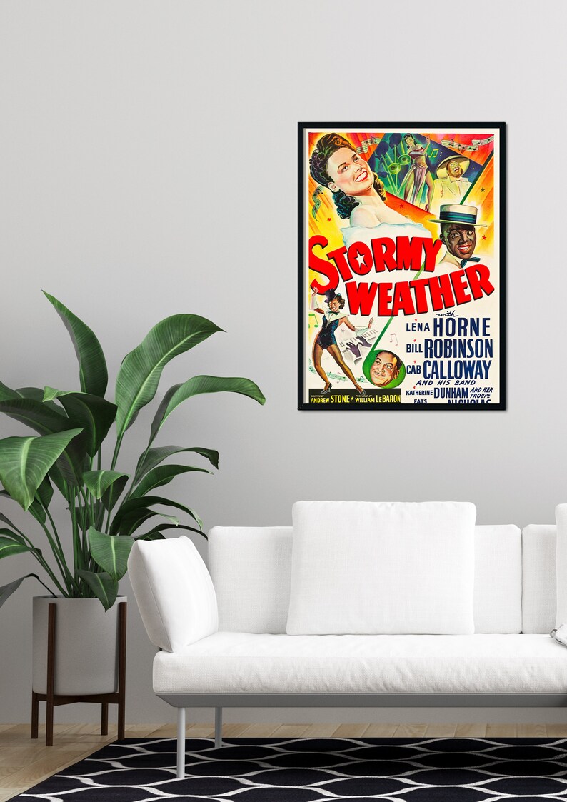 Stormy Weather, Vintage Movie Poster, Black Hollywood, Vintage Poster ...