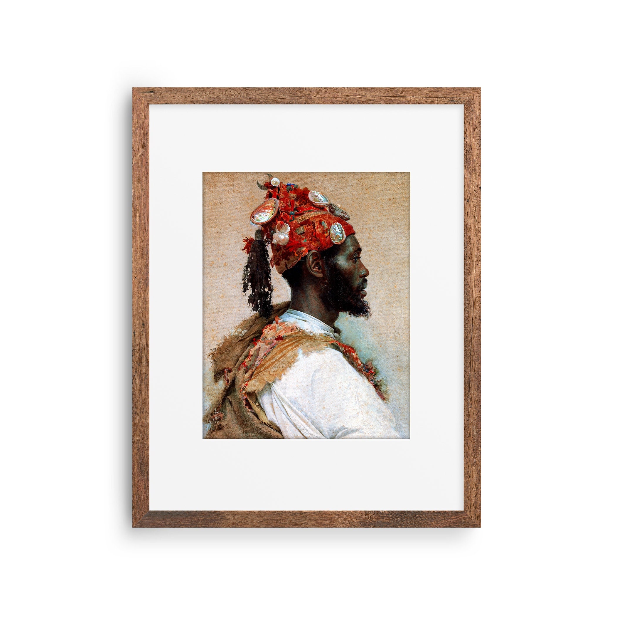 Parache, Black Man Art, Fine Art Prints, Oil Painting Print, Vintage ...