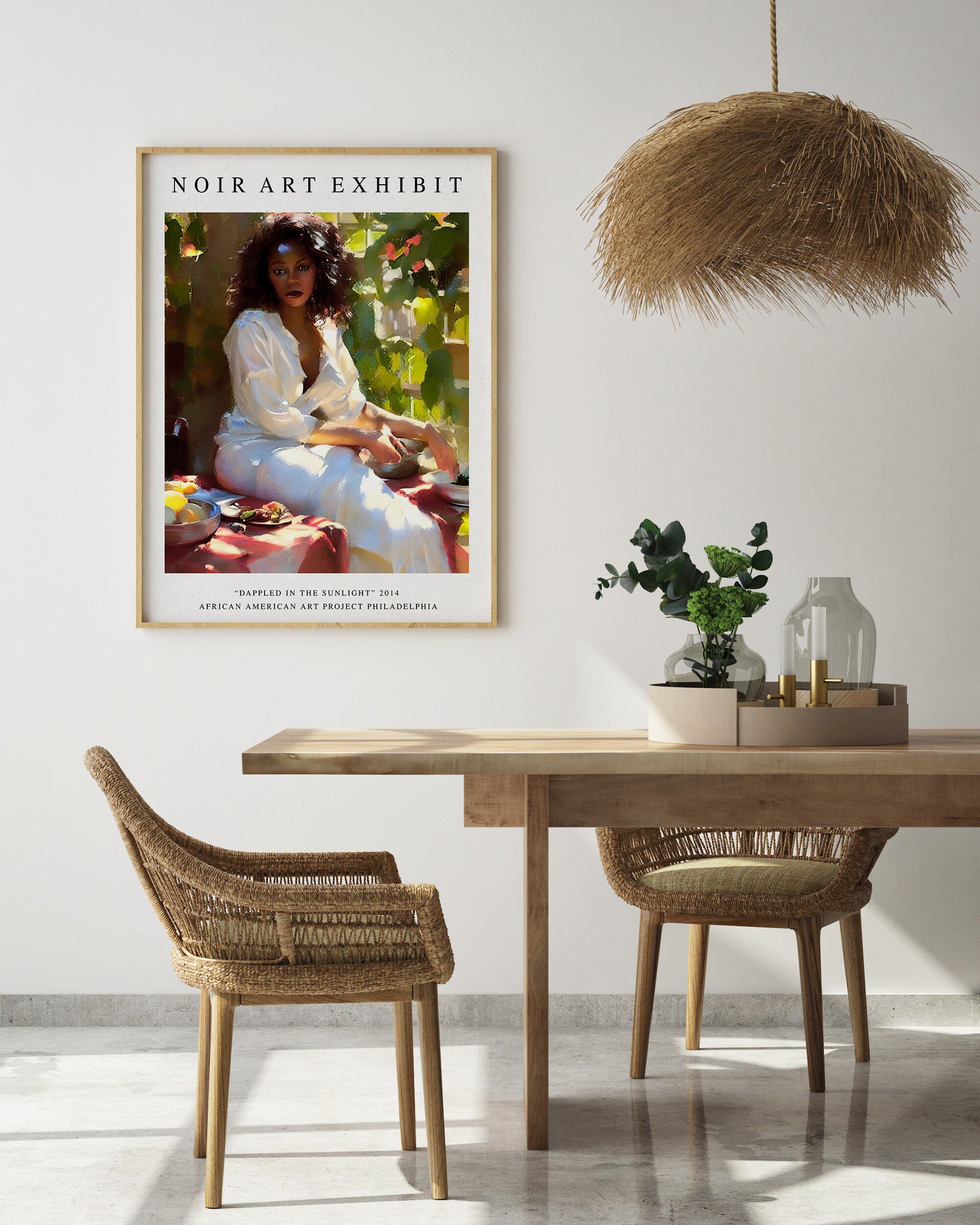 Black Woman Kitchen Portraits Set of 8 Gallery Wall Exhibition Poster ...