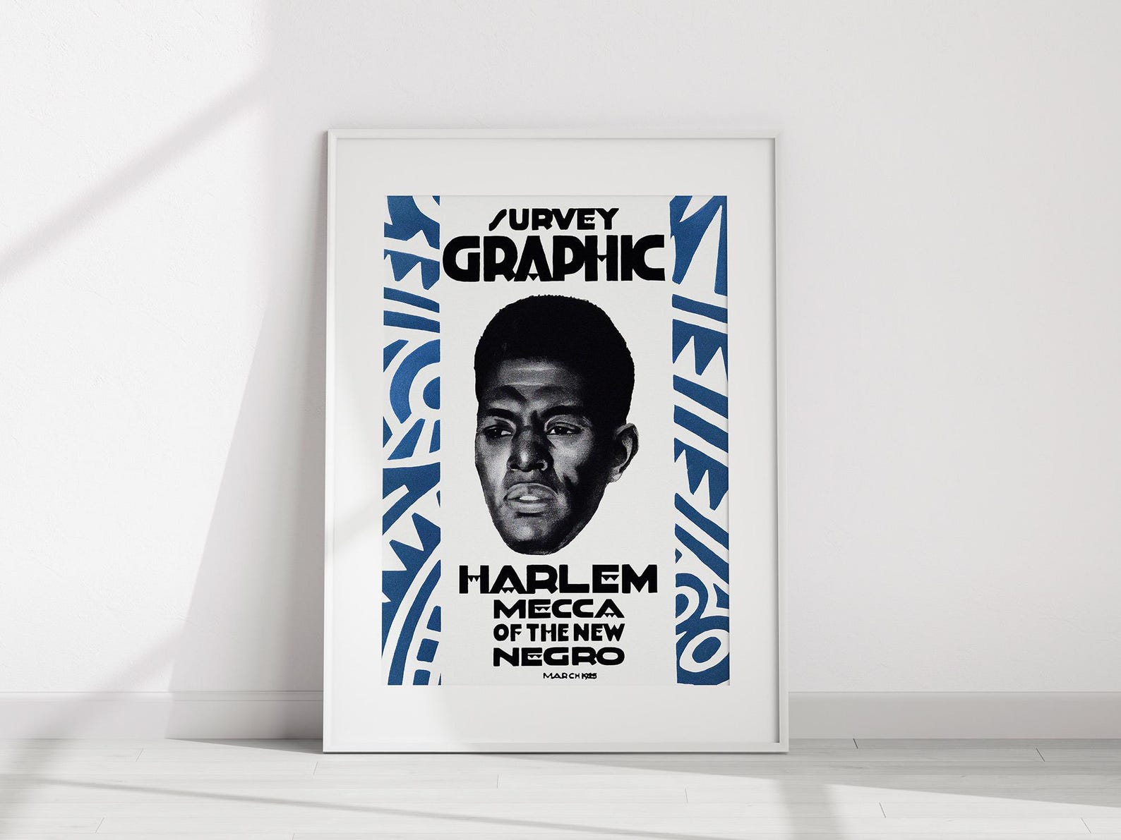 Harlem Mecca | Vintage Poster Print | Retro Wall Art | African American ...