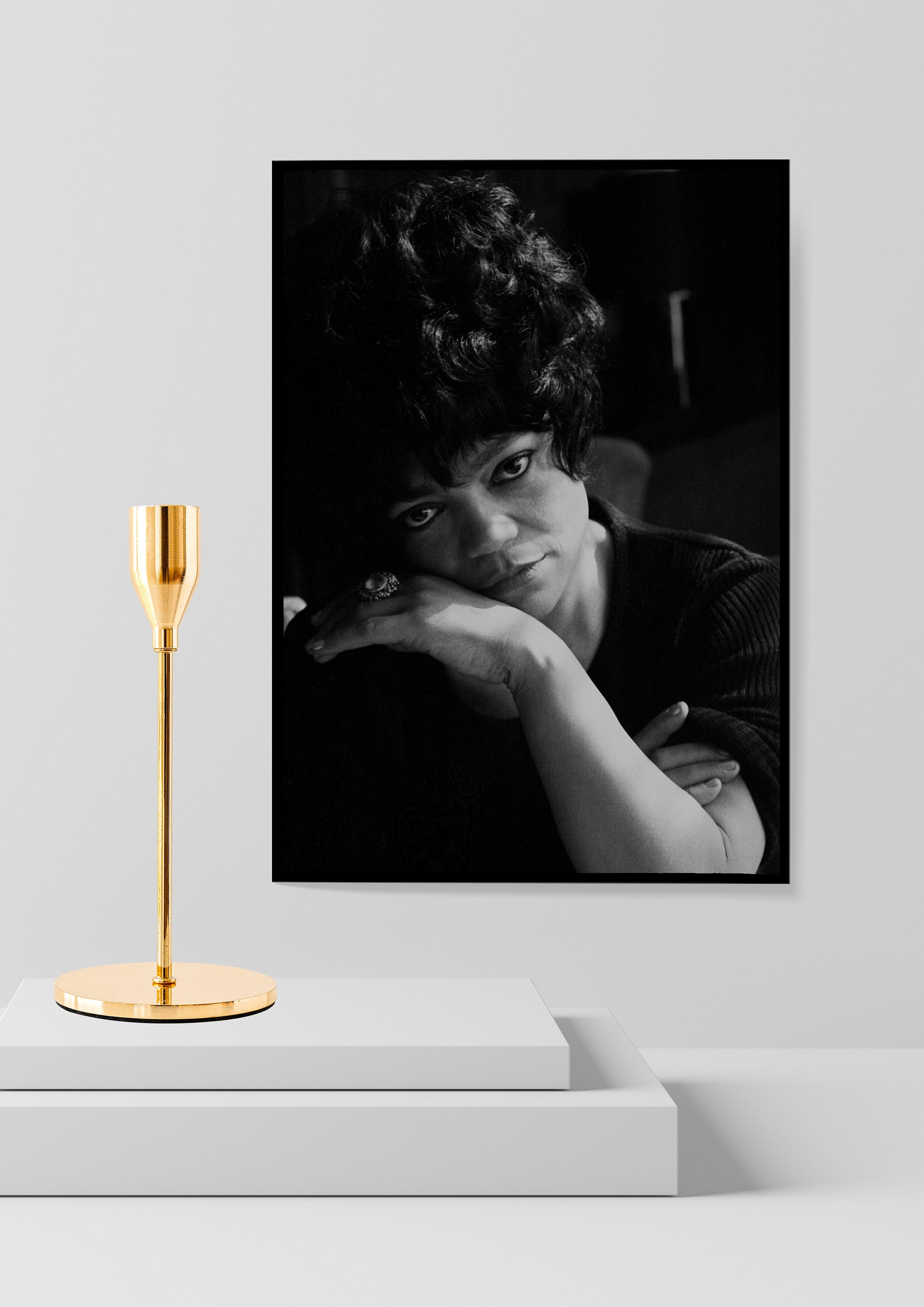 Eartha Kitt by Allen Warren, Black & White Photography Print, Black ...