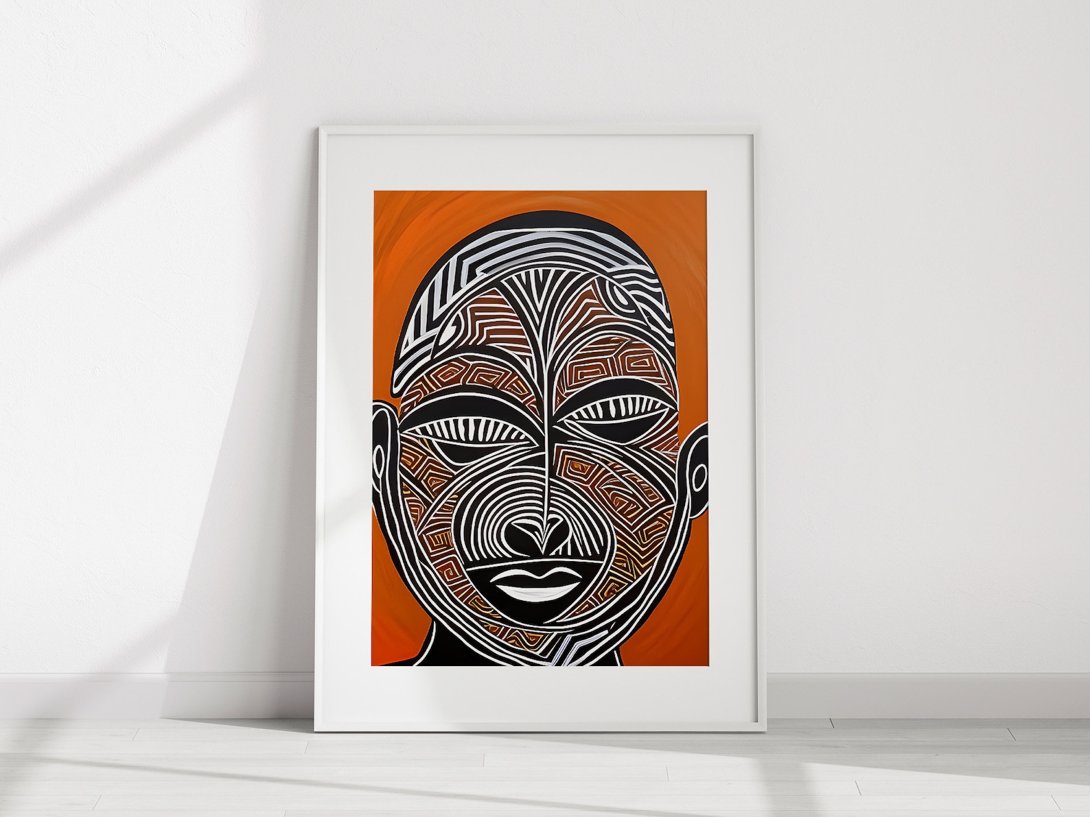 African Wall Art African Mask Art Afro Bohemian Décor Black Printable ...