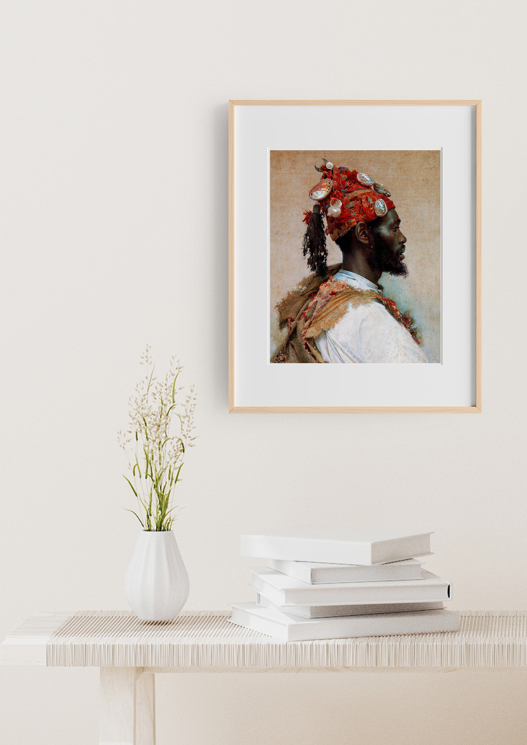 Parache, Black Man Art, Fine Art Prints, Oil Painting Print, Vintage ...