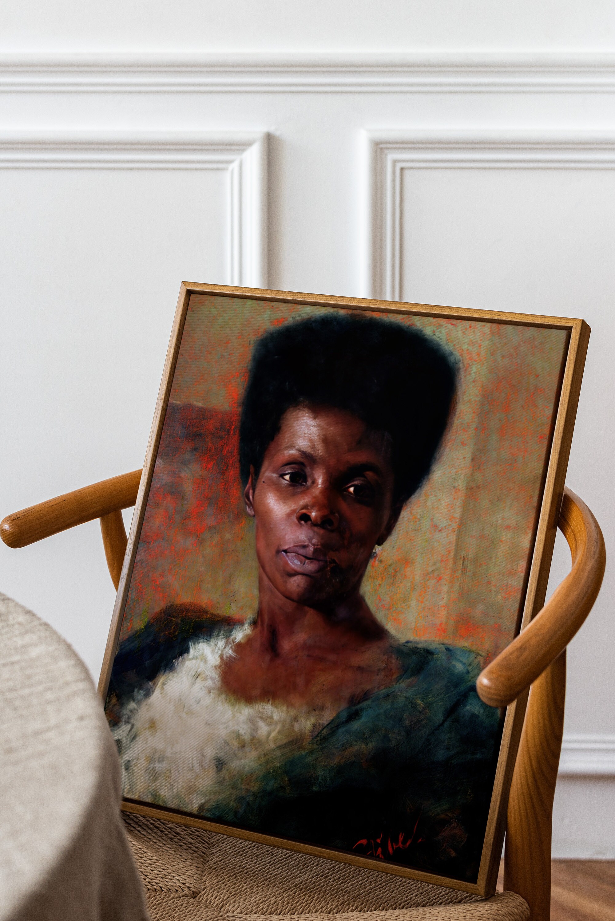 Zamorka Wall Art, Black Woman Art, Fine Art Prints, Oil Painting Print ...