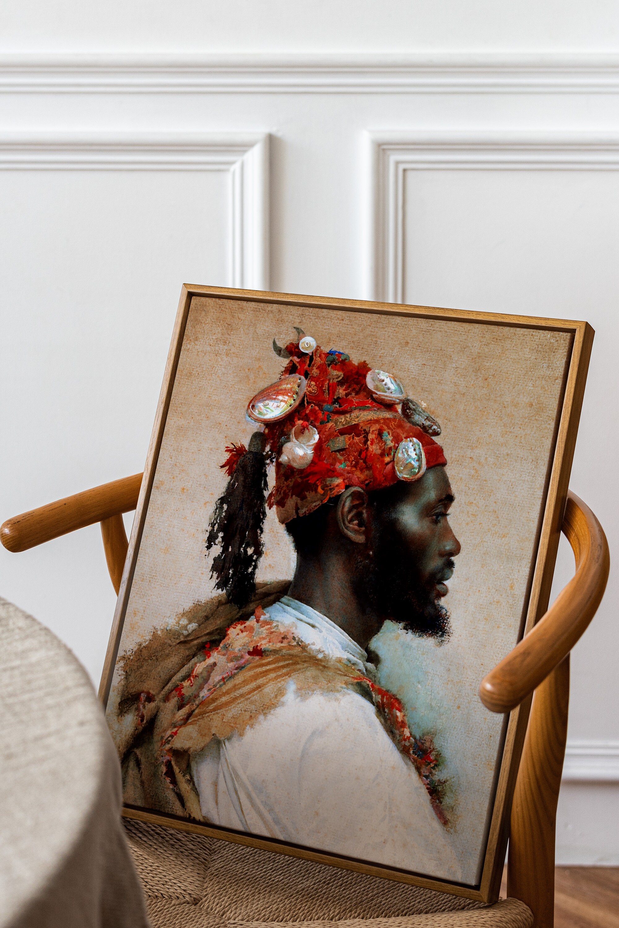 Parache, Black Man Art, Fine Art Prints, Oil Painting Print, Vintage ...