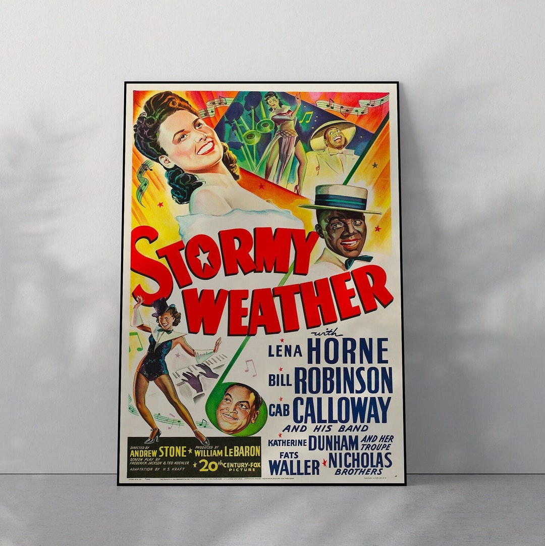 Stormy Weather, Vintage Movie Poster, Black Hollywood, Vintage Poster ...