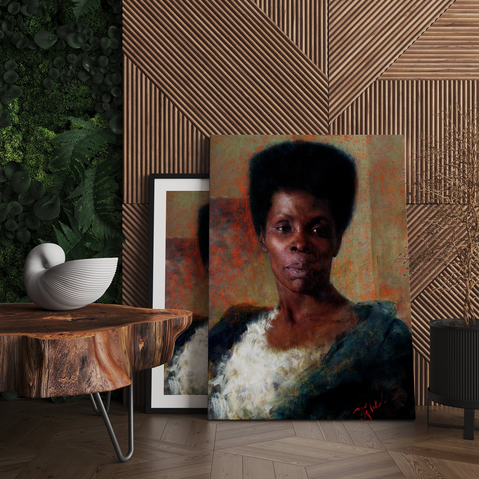 Zamorka Wall Art, Black Woman Art, Fine Art Prints, Oil Painting Print ...