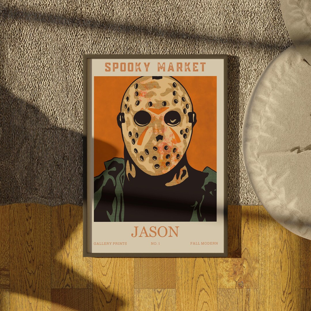 Spooky Market Print, Halloween Wall Art, Horror Decor Posters ...