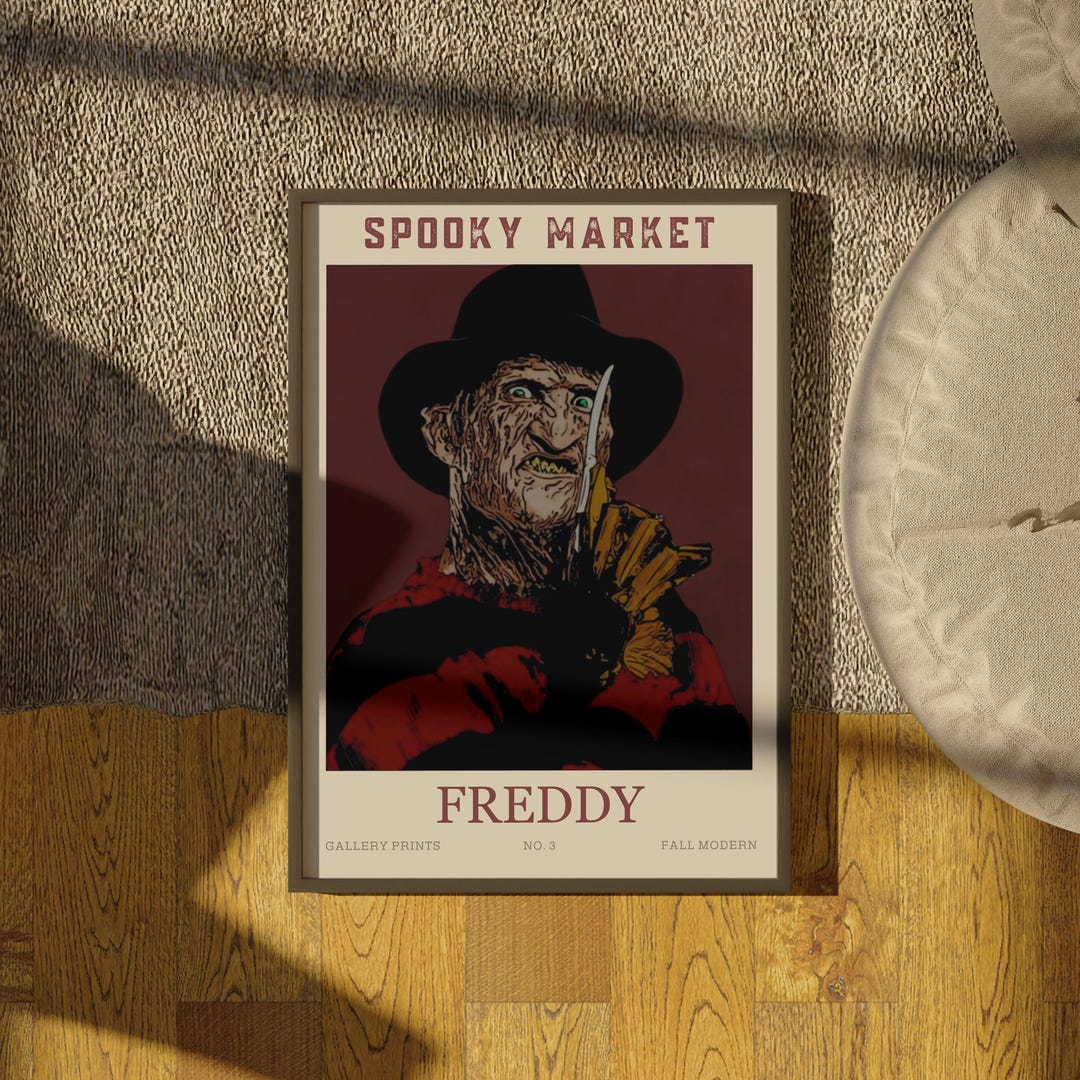 Spooky Market Print, Halloween Wall Art, Horror Decor Posters ...