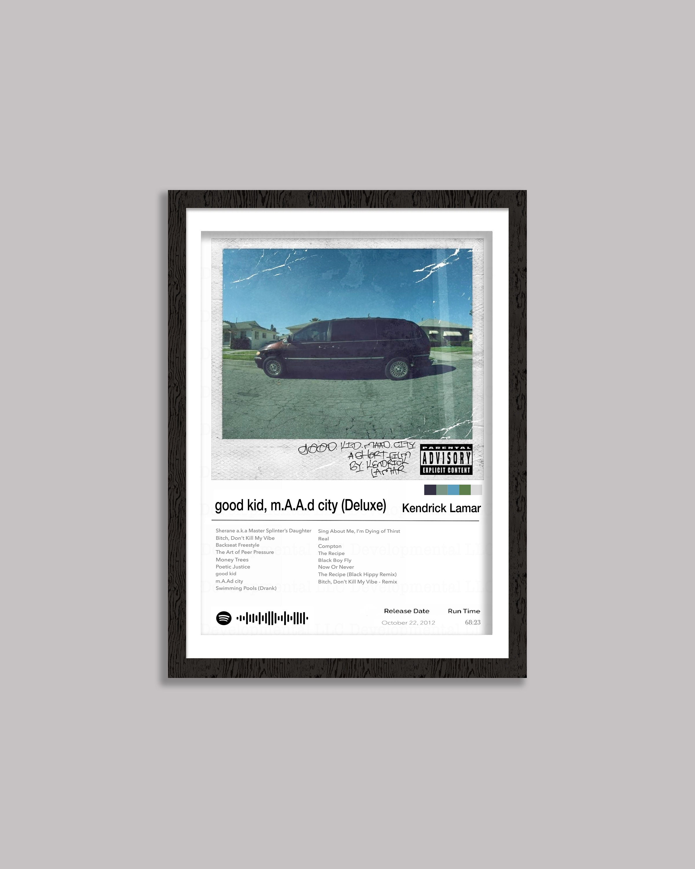 Good Kid M.a.ad. City Kendrick Lamar Digital Printable - Etsy