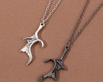 Dragon Wing Matching Necklace - Etsy