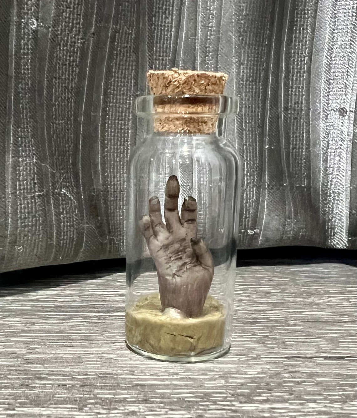 Cursed Monkey’s Paw - Miniature Monkey’s Paw Captured in a Tiny Glass ...