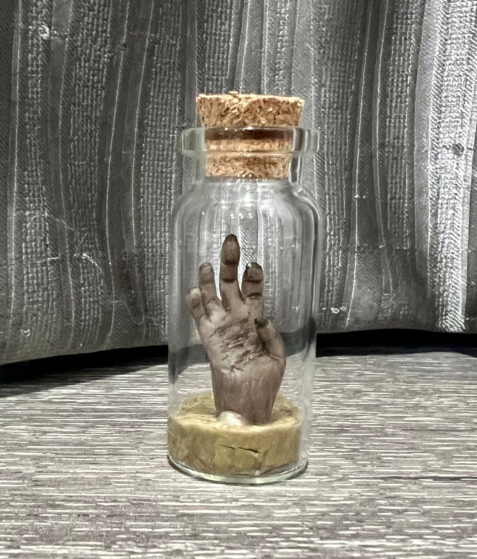 Cursed Monkey’s Paw - Miniature Monkey’s Paw Captured in a Tiny Glass ...