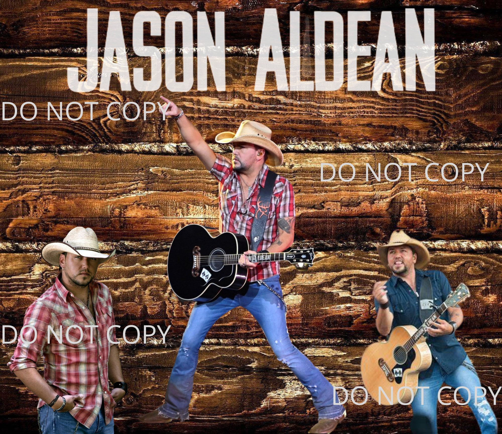 Jason Aldean Country Music Wood Collage Design PNG Tumbler Wrap ...