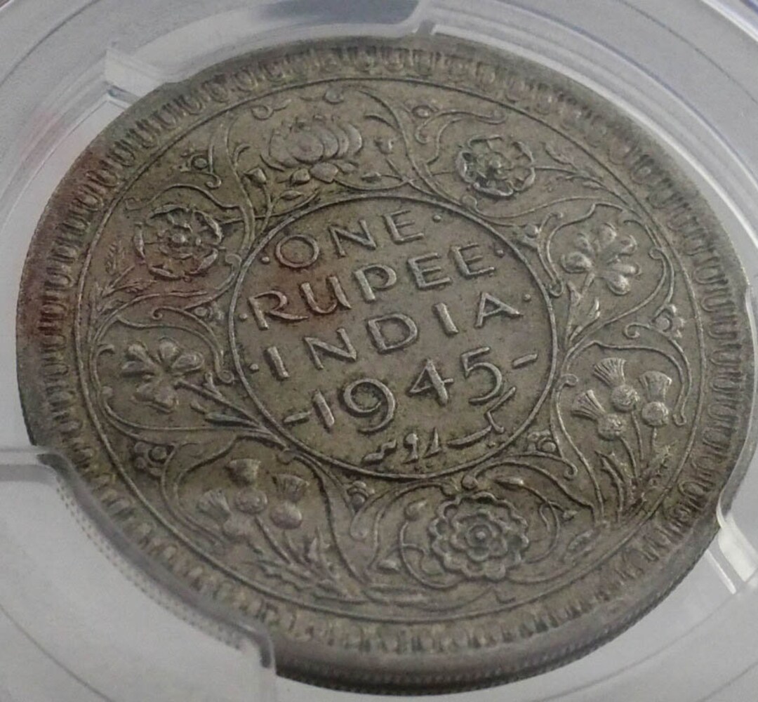 Authentic Genuine Silver Coin British India King George VI One Rupee ...