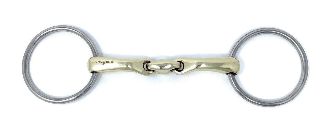 Chico Bits Loose Ring Turtle Angled Curved Snaffle Bit - Etsy