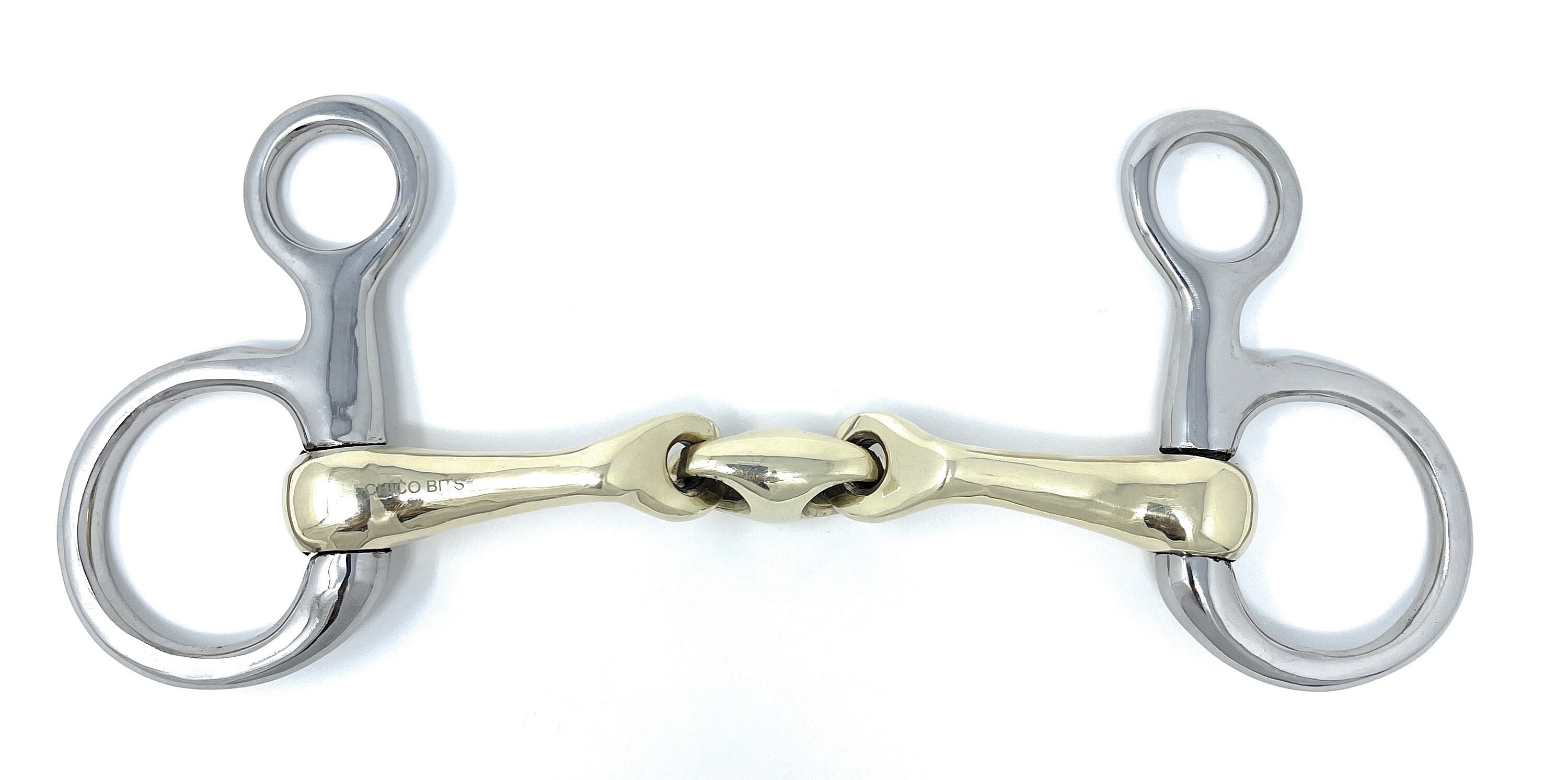 Chico Bits Hanging Cheek Verbindend Angled Snaffle Bit - Etsy