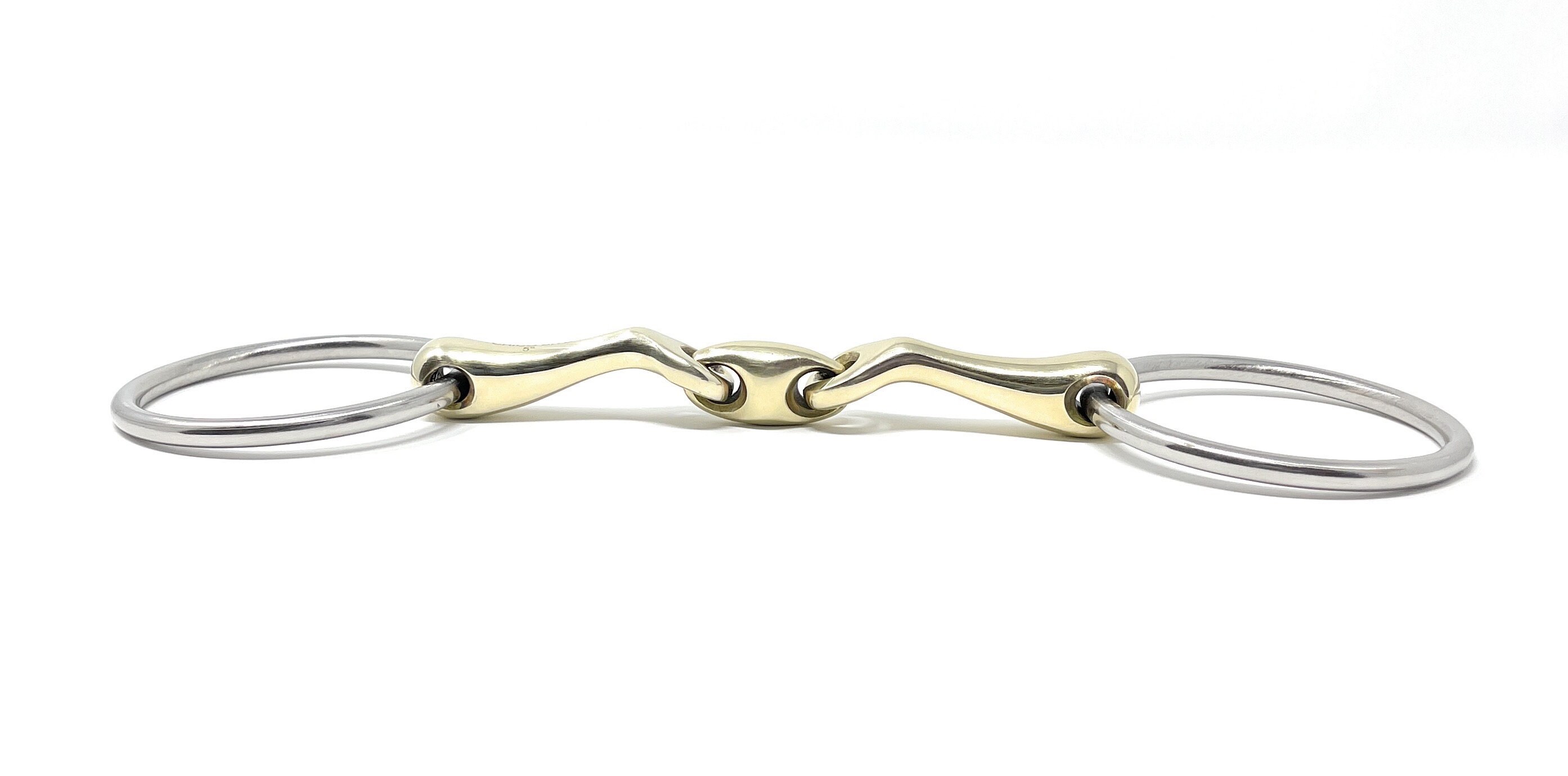 Chico Bits Loose Ring Turtle Angled Curved Snaffle Bit - Etsy