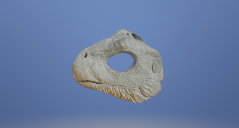 Paint Your Own Dino Mask White Primer Coated - Etsy