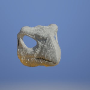 Paint Your Own Dino Mask White Primer Coated - Etsy UK