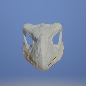 Paint Your Own Dino Mask White Primer Coated - Etsy UK