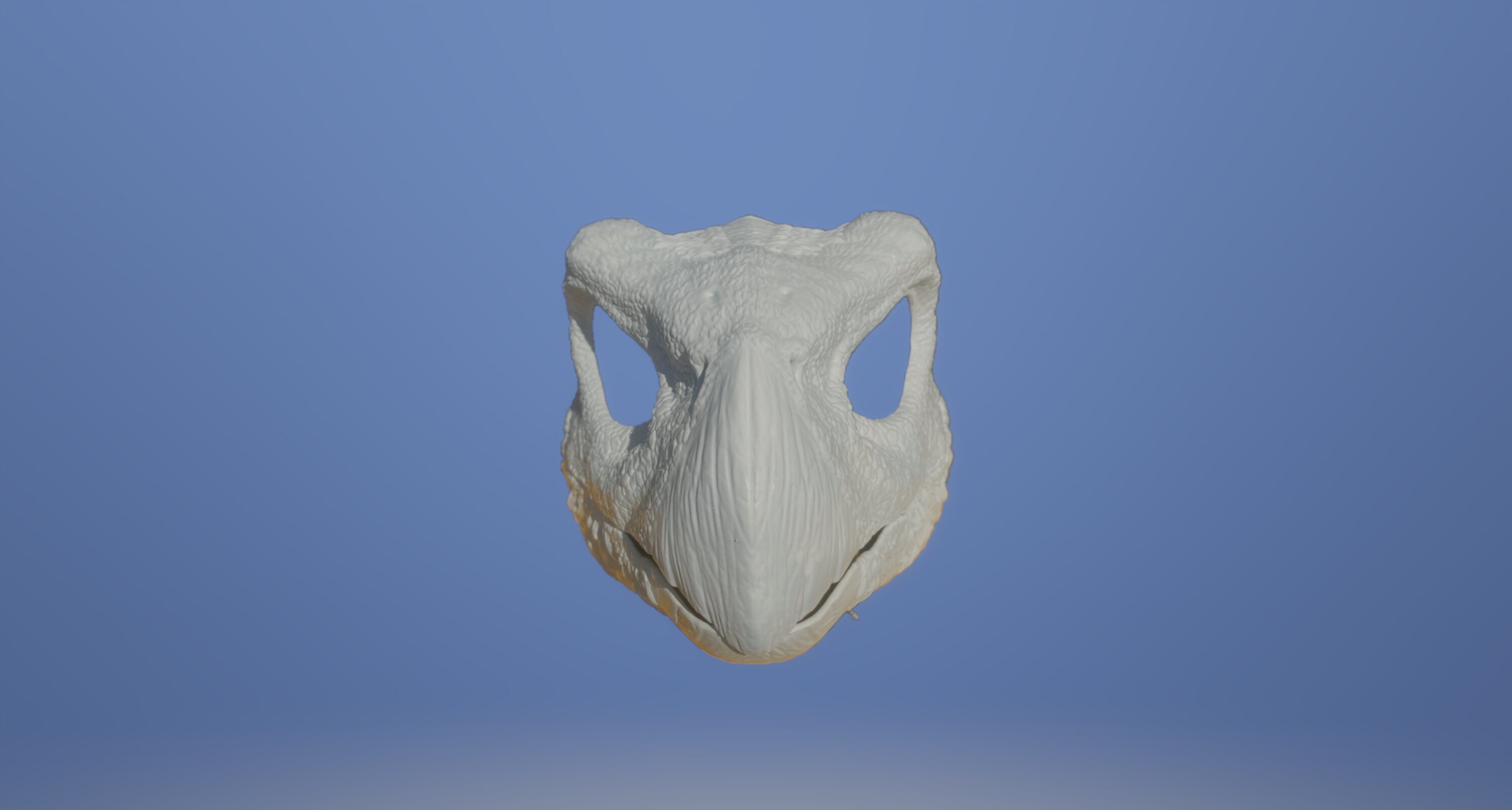 Paint Your Own Dino Mask White Primer Coated - Etsy