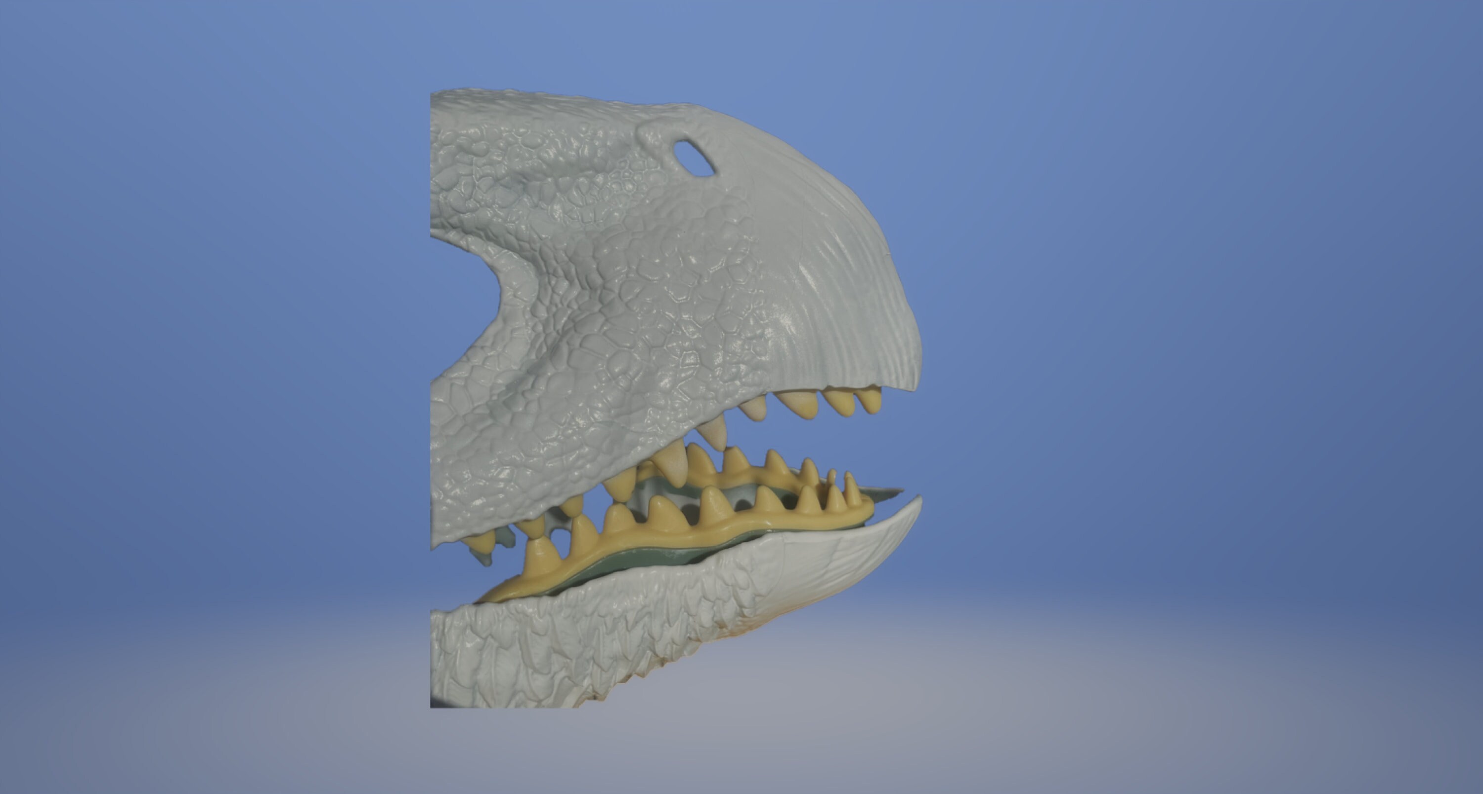 Paint Your Own Dino Mask White Primer Coated - Etsy